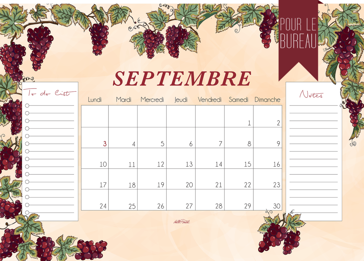 Calendrier de Septembre – Milk with mint