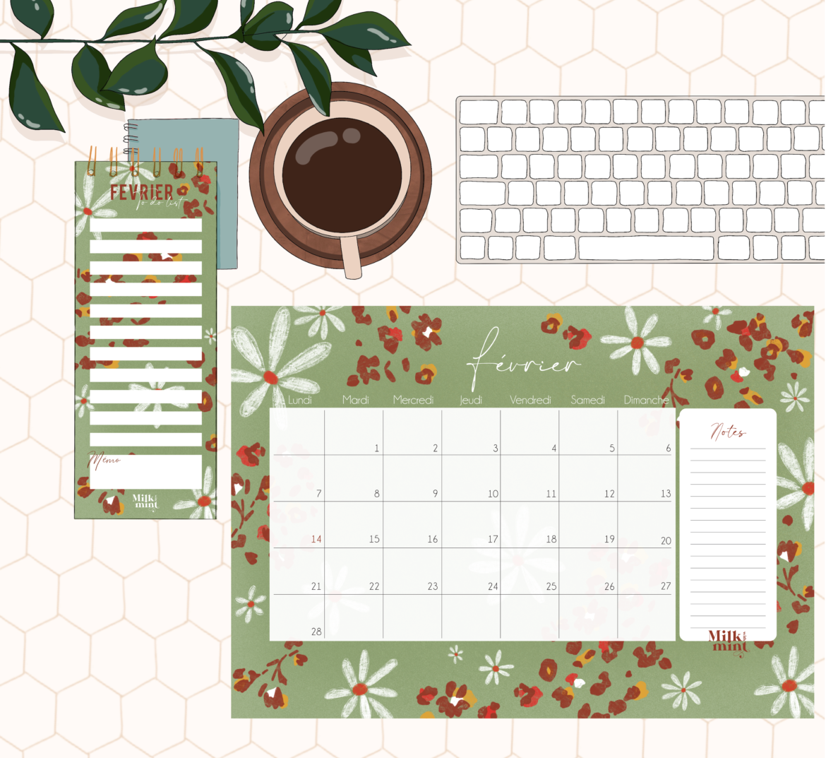 Calendrier de Février 22 – Milk with mint